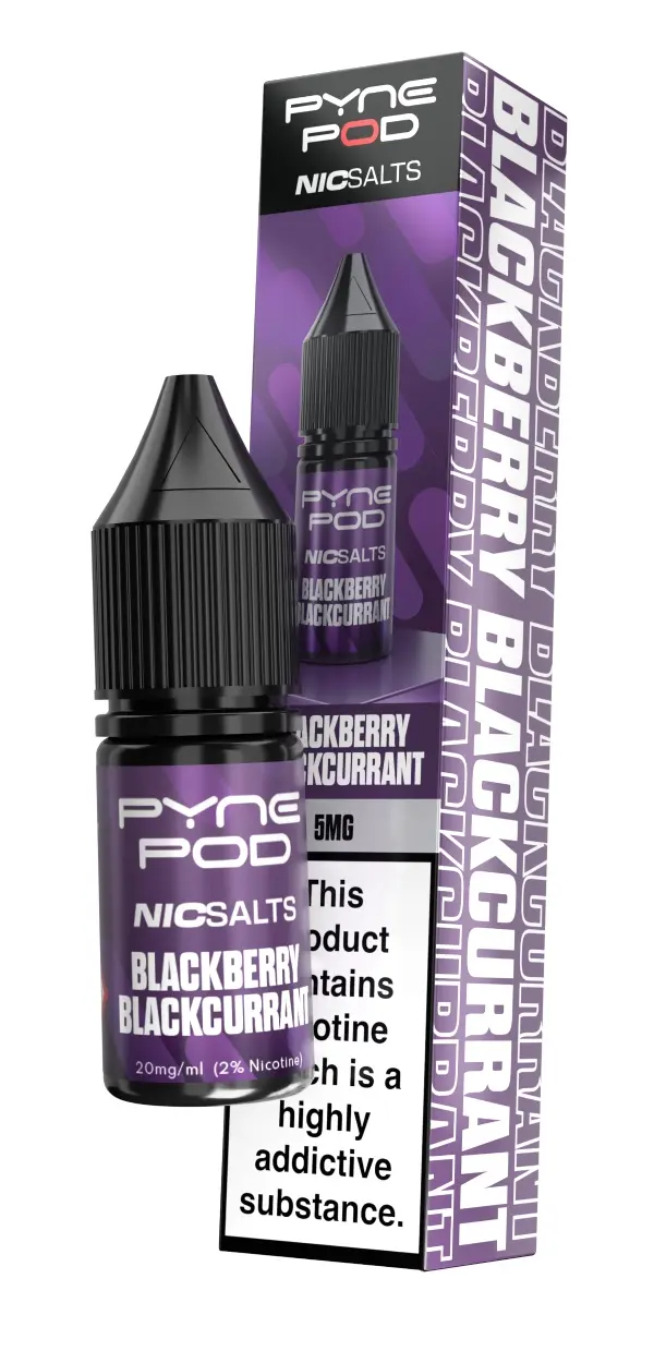 Blackberry Blackcurrant Nic Salt E-Liquid by Pyne Pod 10ml | Vape And Go