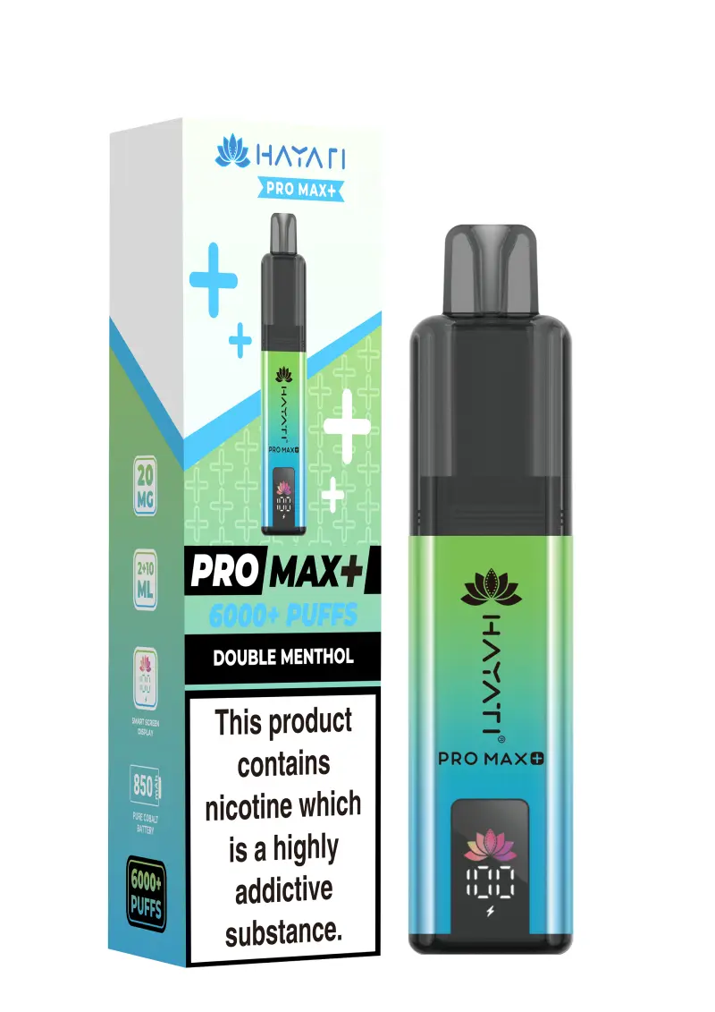 Double Menthol Hayati Pro Max Plus 6K | Vape and Go