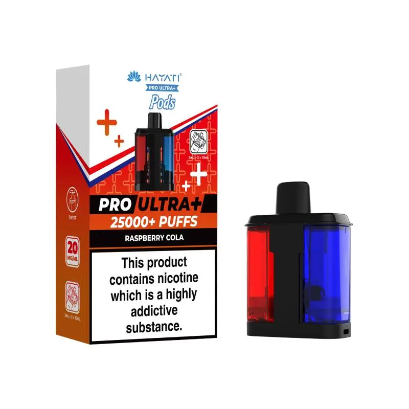 Hayati Pro Ultra Plus Pods Raspberry Cola | Vape and Go