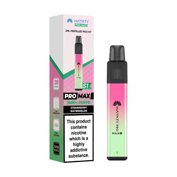 Strawberry Watermelon Hayati Pro Max S1 Prefilled Pod Kit | Only £5.99